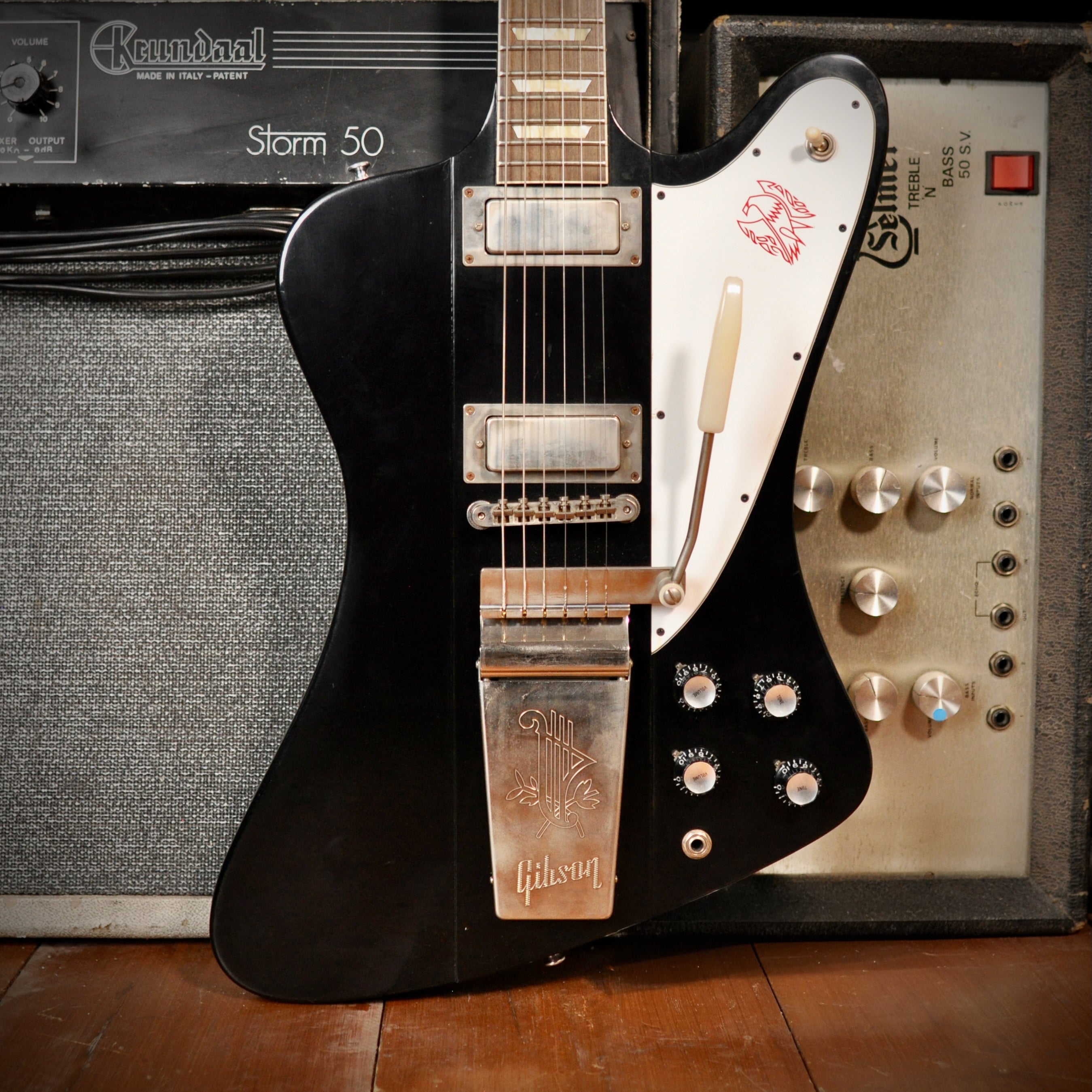 Gibson Firebird V Custom Shop '65 RI Black 2019 – Hanks